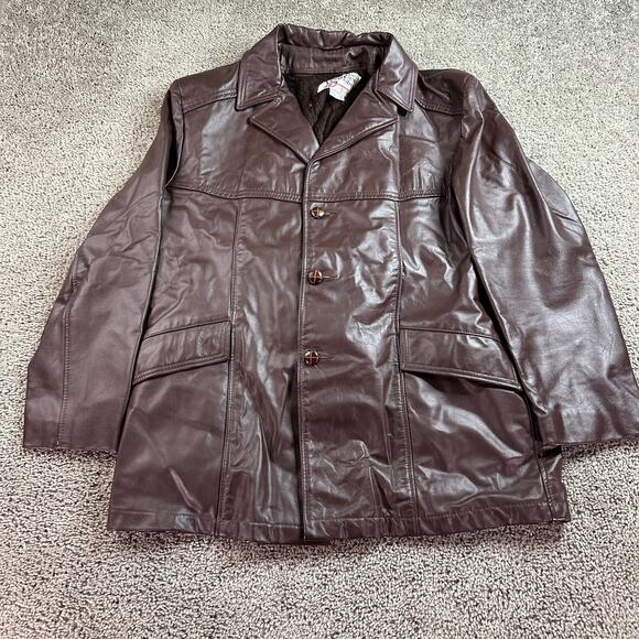 Sears | Jackets & Coats | Vintage 7s Sears The Leather Shop Jacket Mens ...